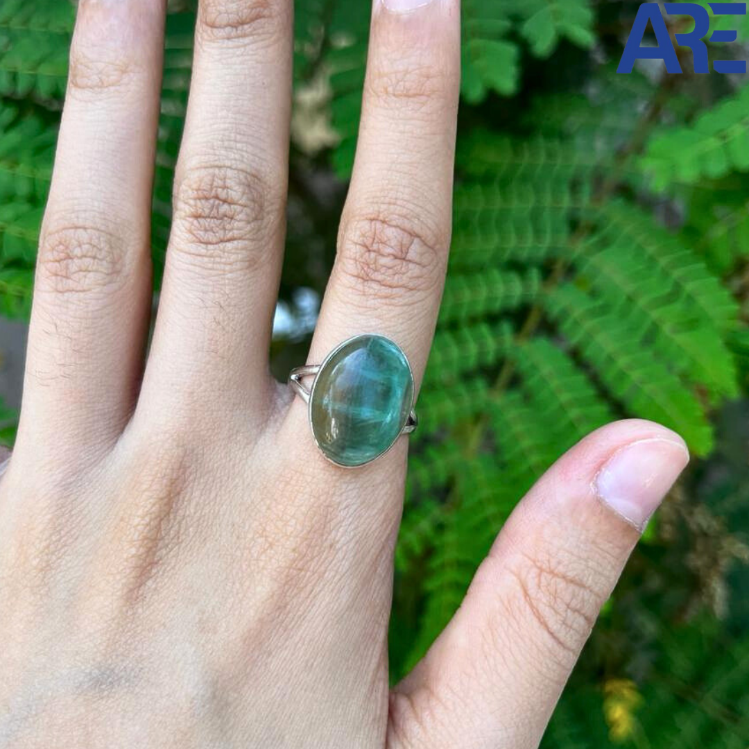 Fluorite Ring – AEORA ROCKS INDIA -Healing Crystals superstore