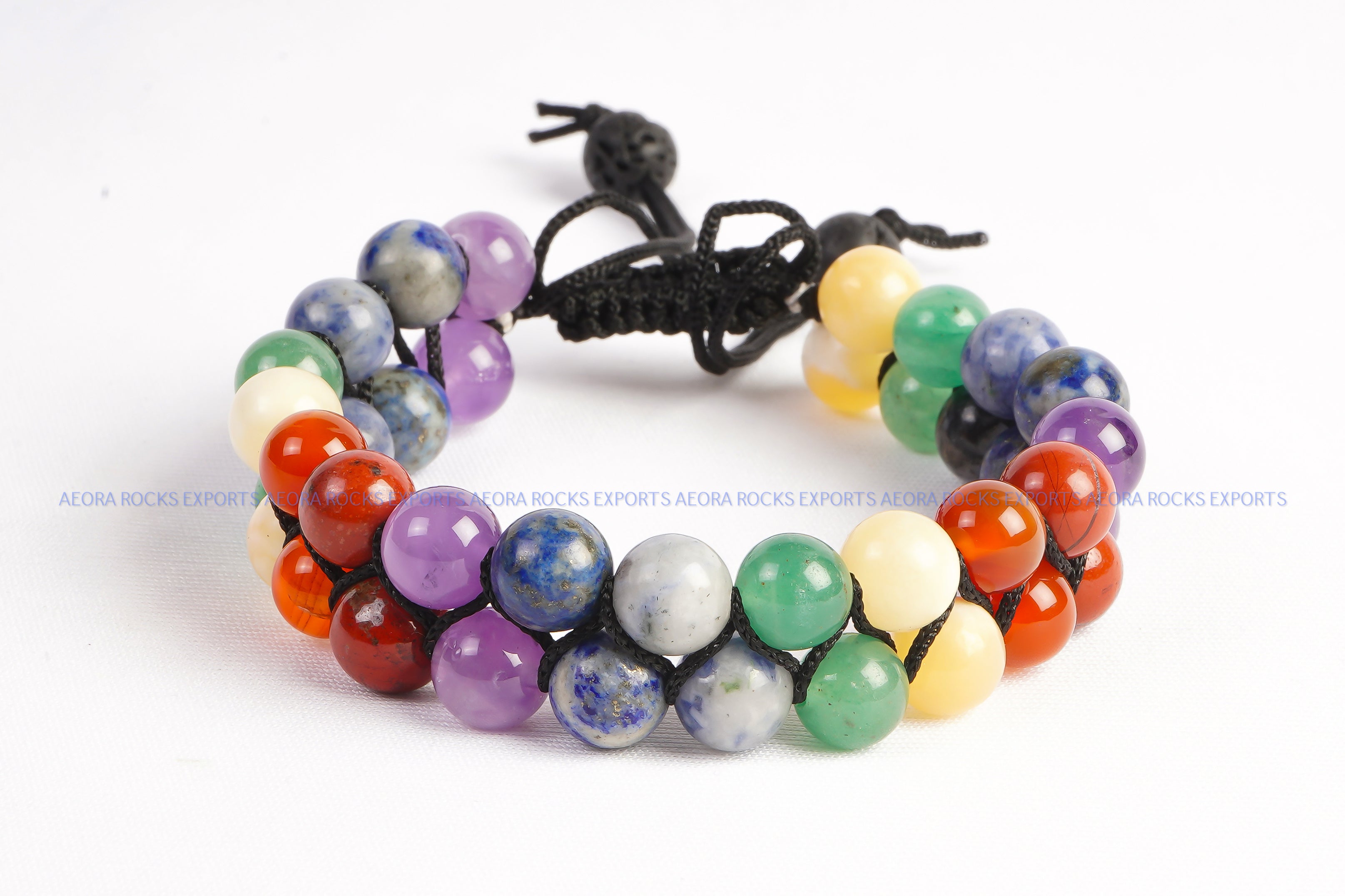 Seven Chakra String Bracelet in India - Aeora Rocks – AEORA ROCKS INDIA ...
