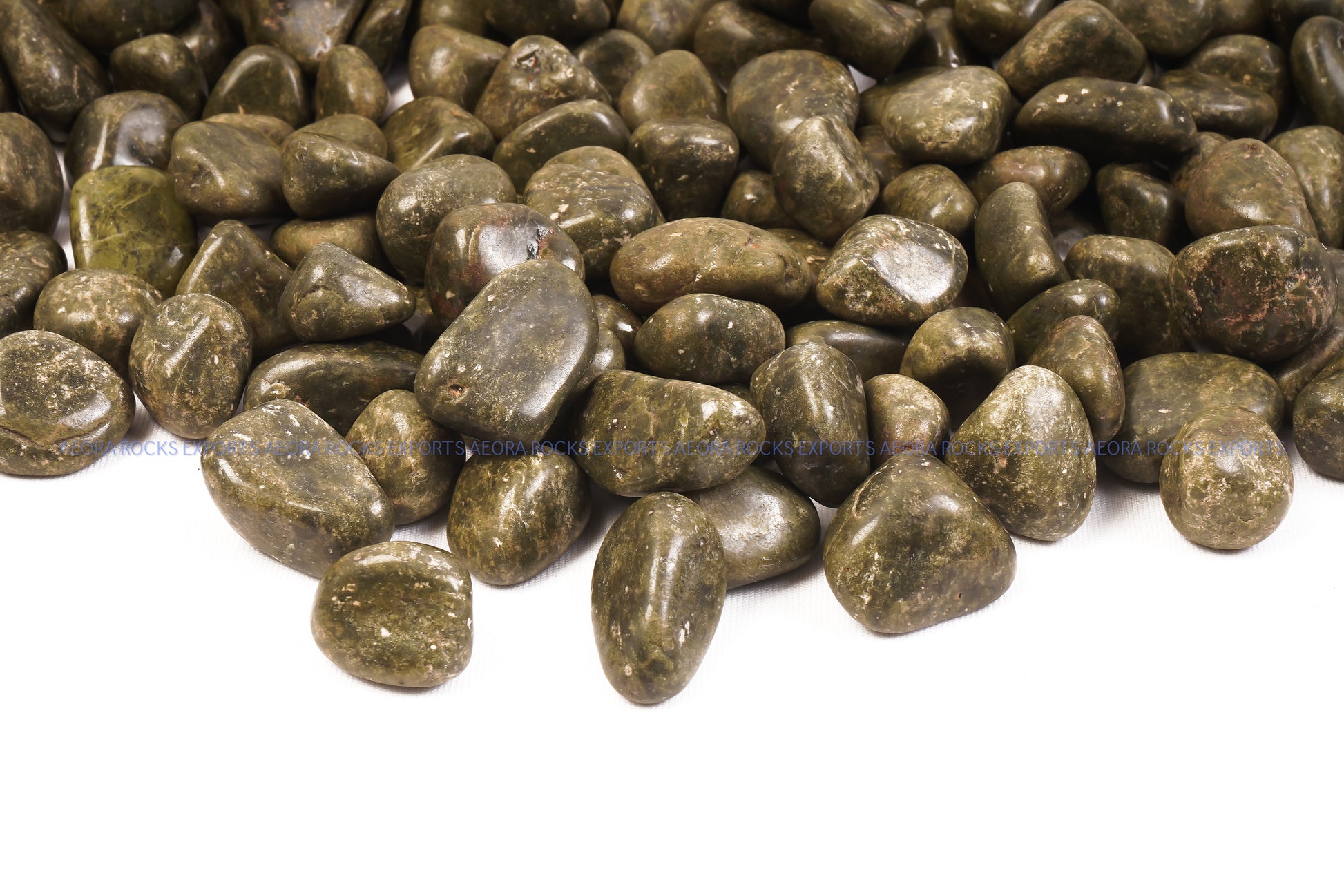 Vesuvianite Tumbled Stone in India - Aeora Rocks – AEORA ROCKS INDIA ...